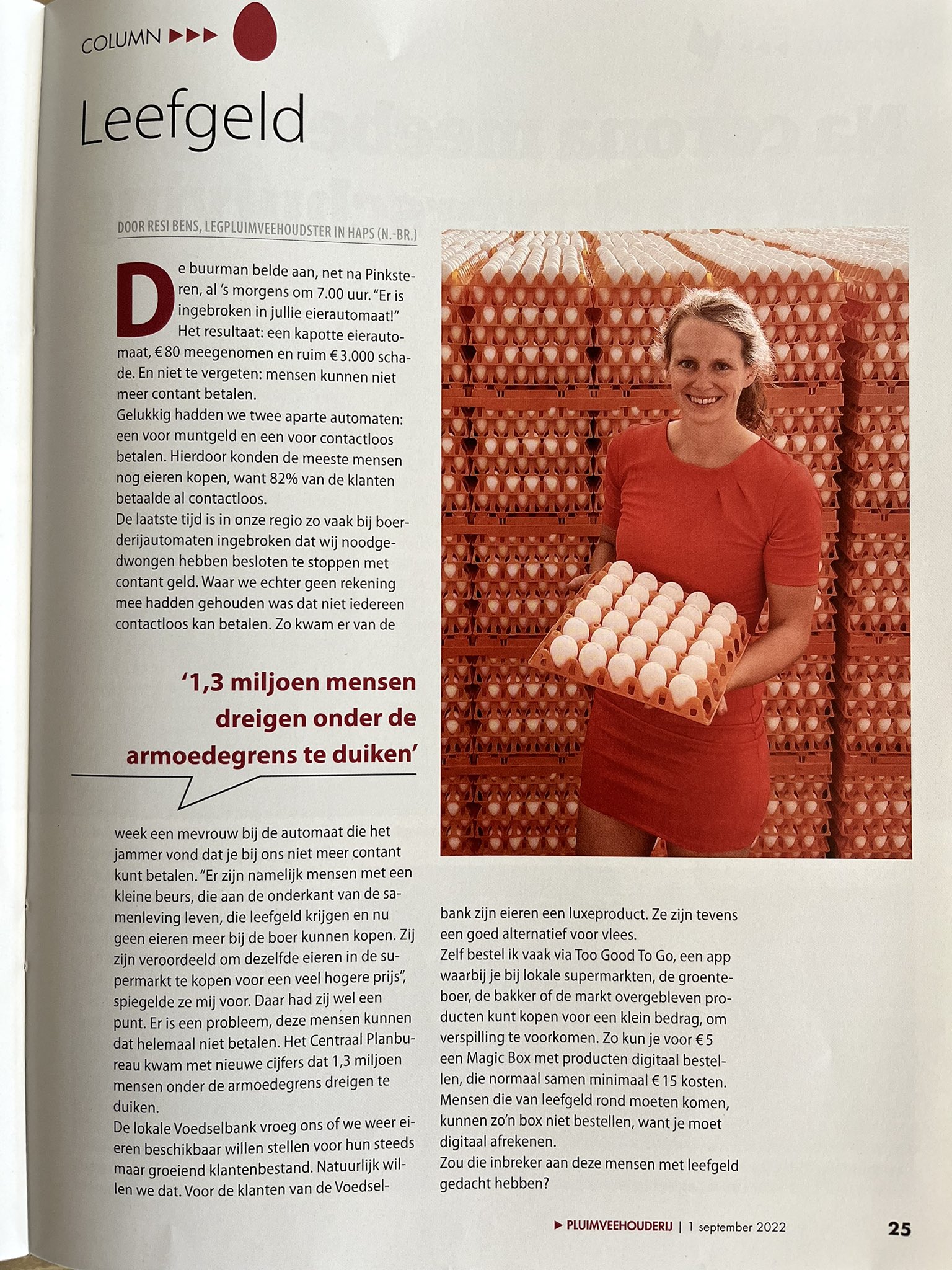 Leefgeld | Het Scharrelei